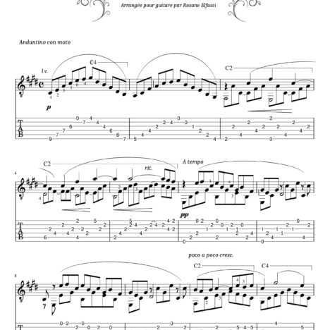 First Arabesque - Claude Debussy • Roxane Elfasci